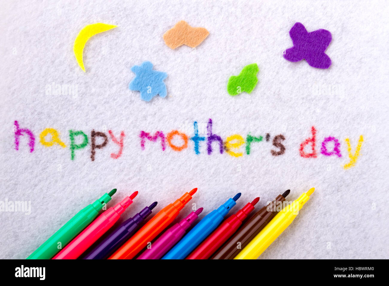 Happy Mother's Day text Stock Photo - Alamy