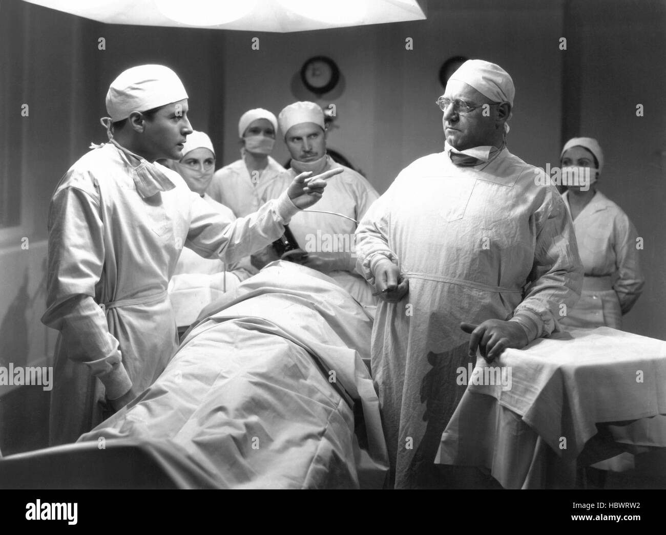 THE GREAT HOSPITAL MYSTERY, front from left: Thomas Beck, Sig Ruman ...