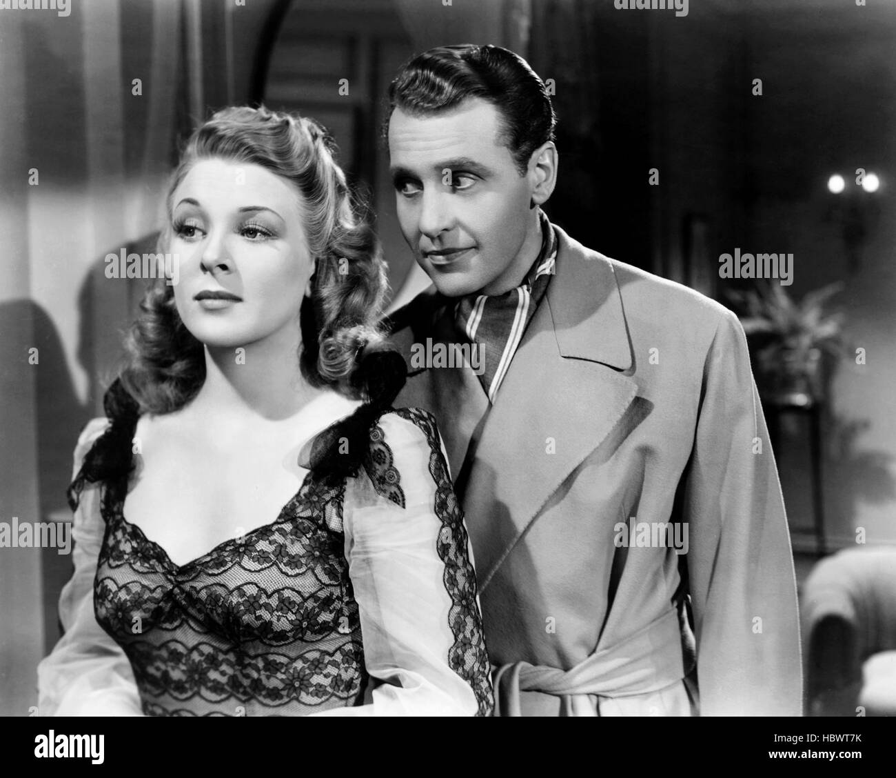 THE GREAT IMPERSONATION, from left, Evelyn Ankers, Ralph Bellamy, 1942 ...