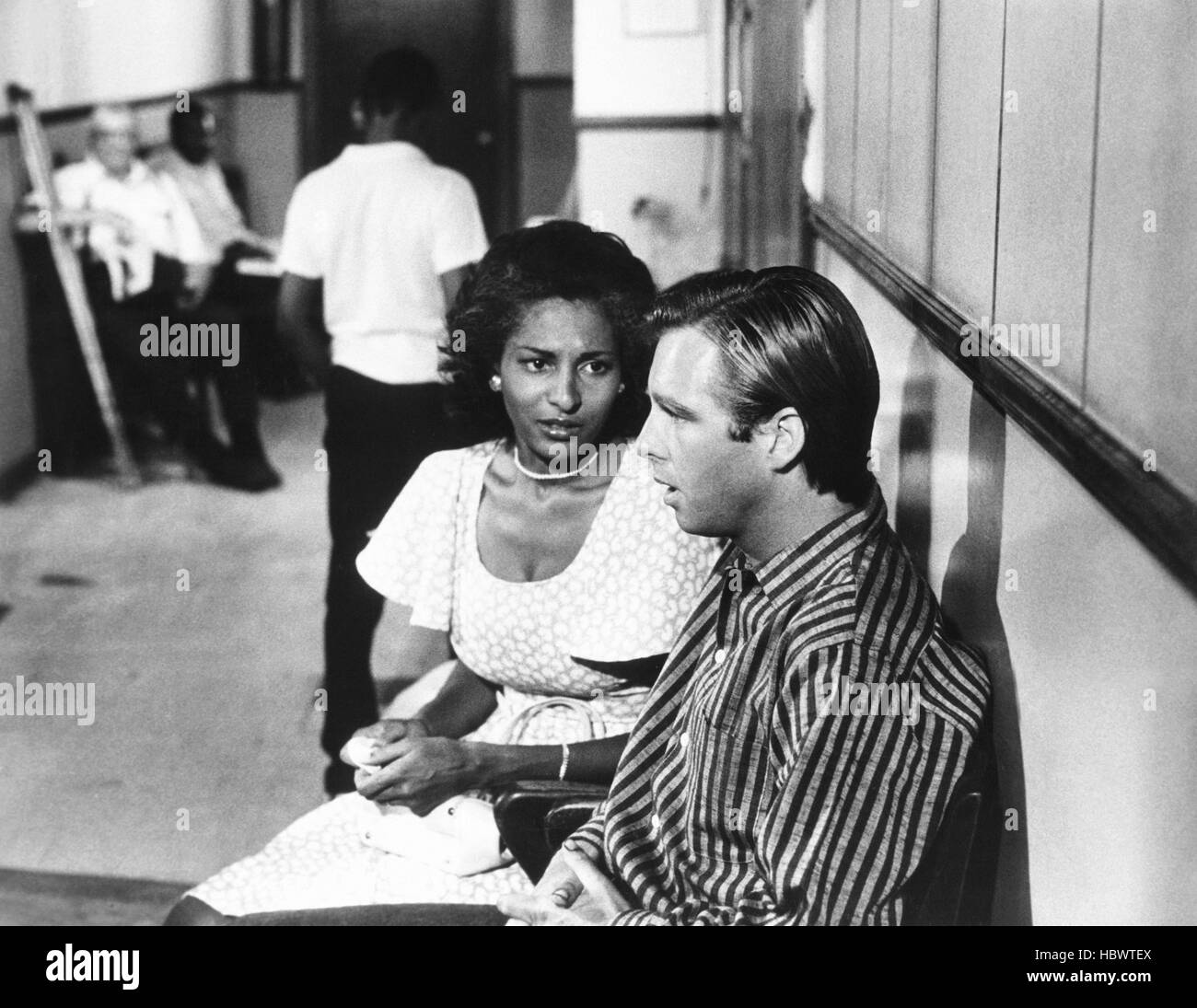 GREASED LIGHTNING, from left: Pam Grier, Beau Bridges, 1977 Stock Photo ...