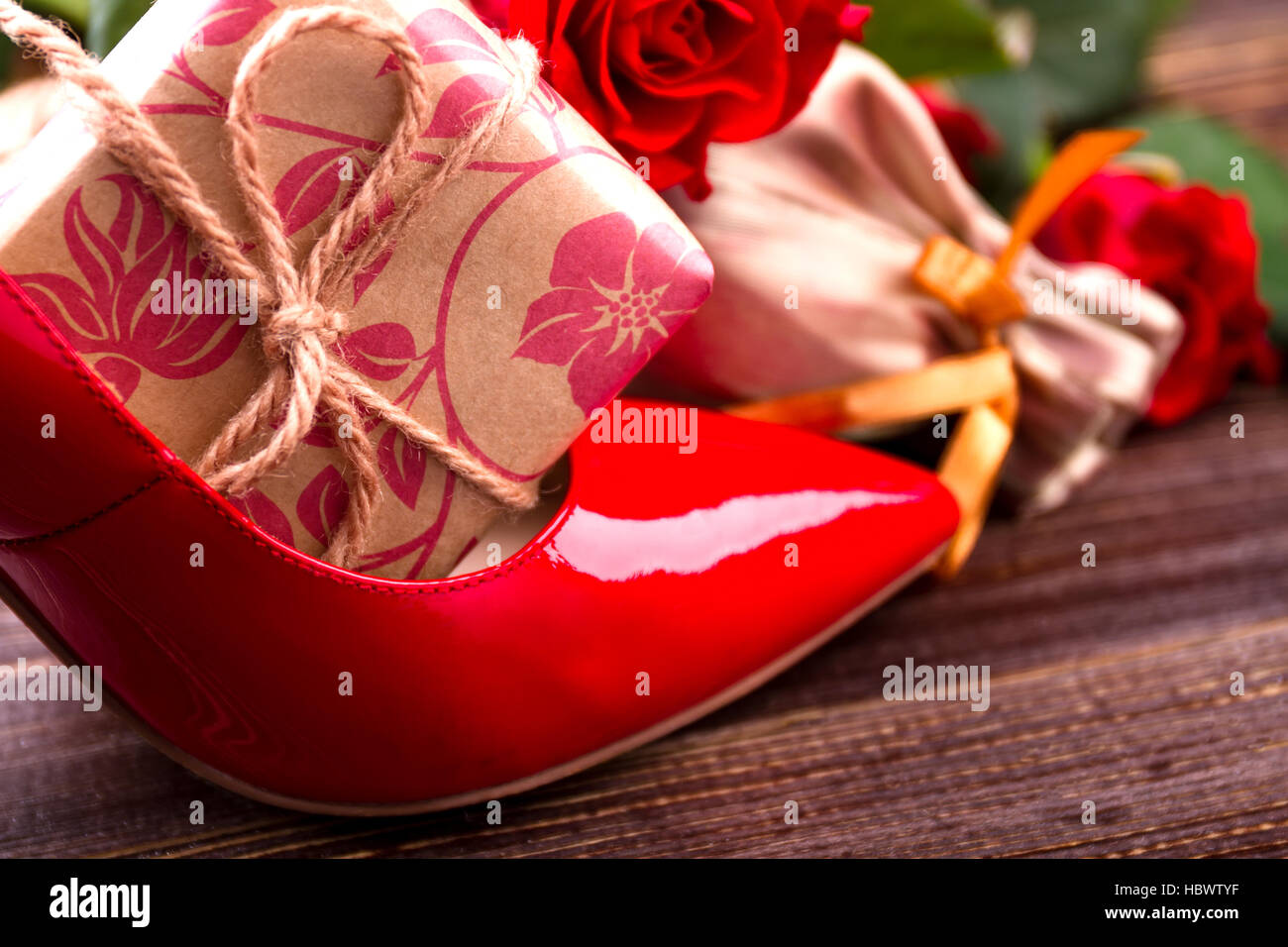 Red shoe box hi-res stock photography and images - Alamy
