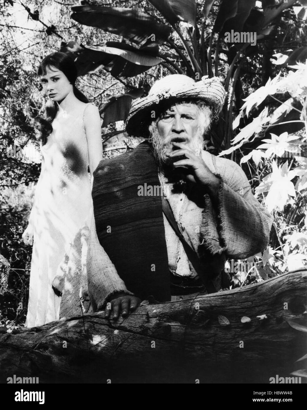 GREEN MANSIONS, from left, Audrey Hepburn, Lee J. Cobb, 1959 Stock ...