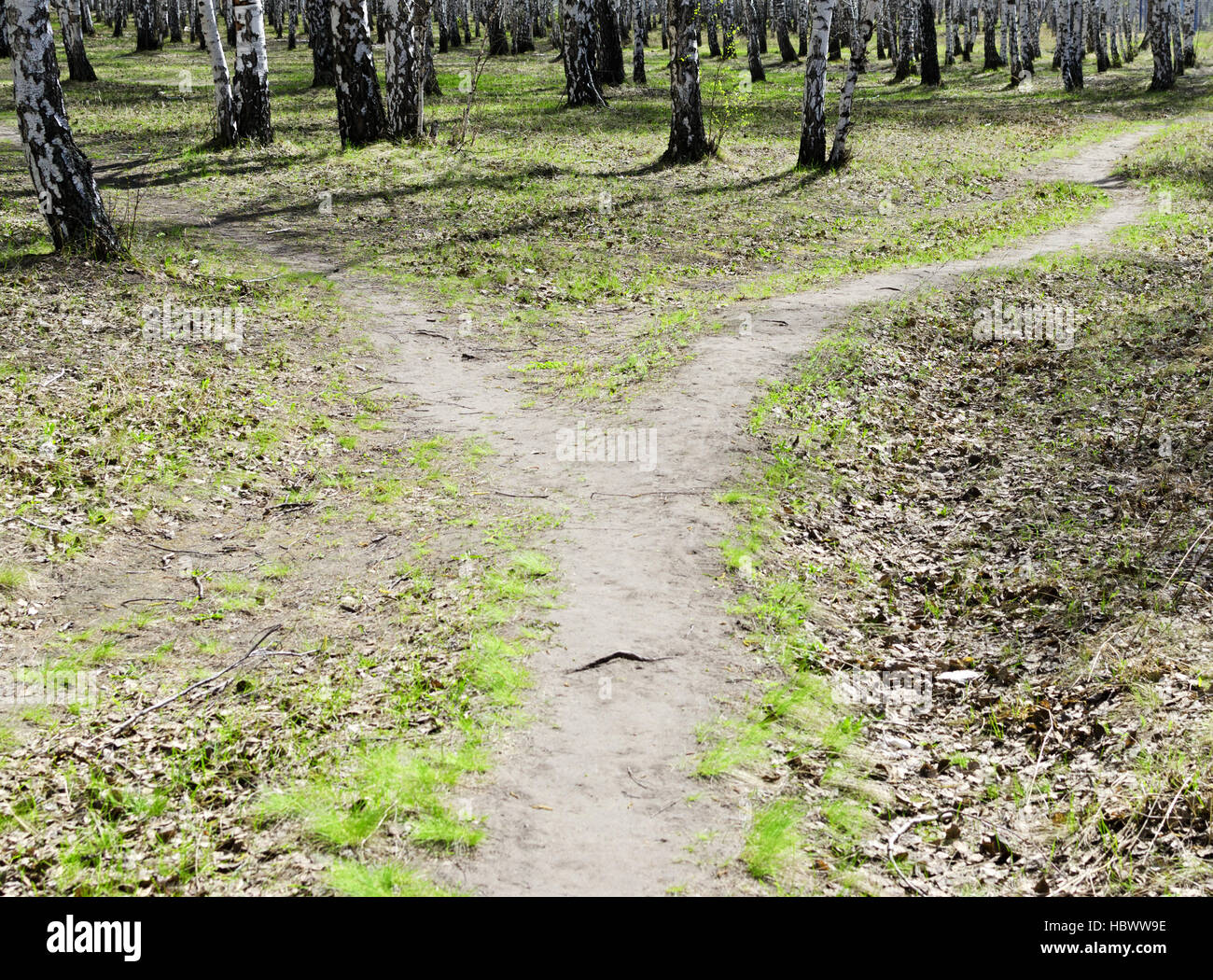 Footpath crossroad hi-res stock photography and images - Alamy