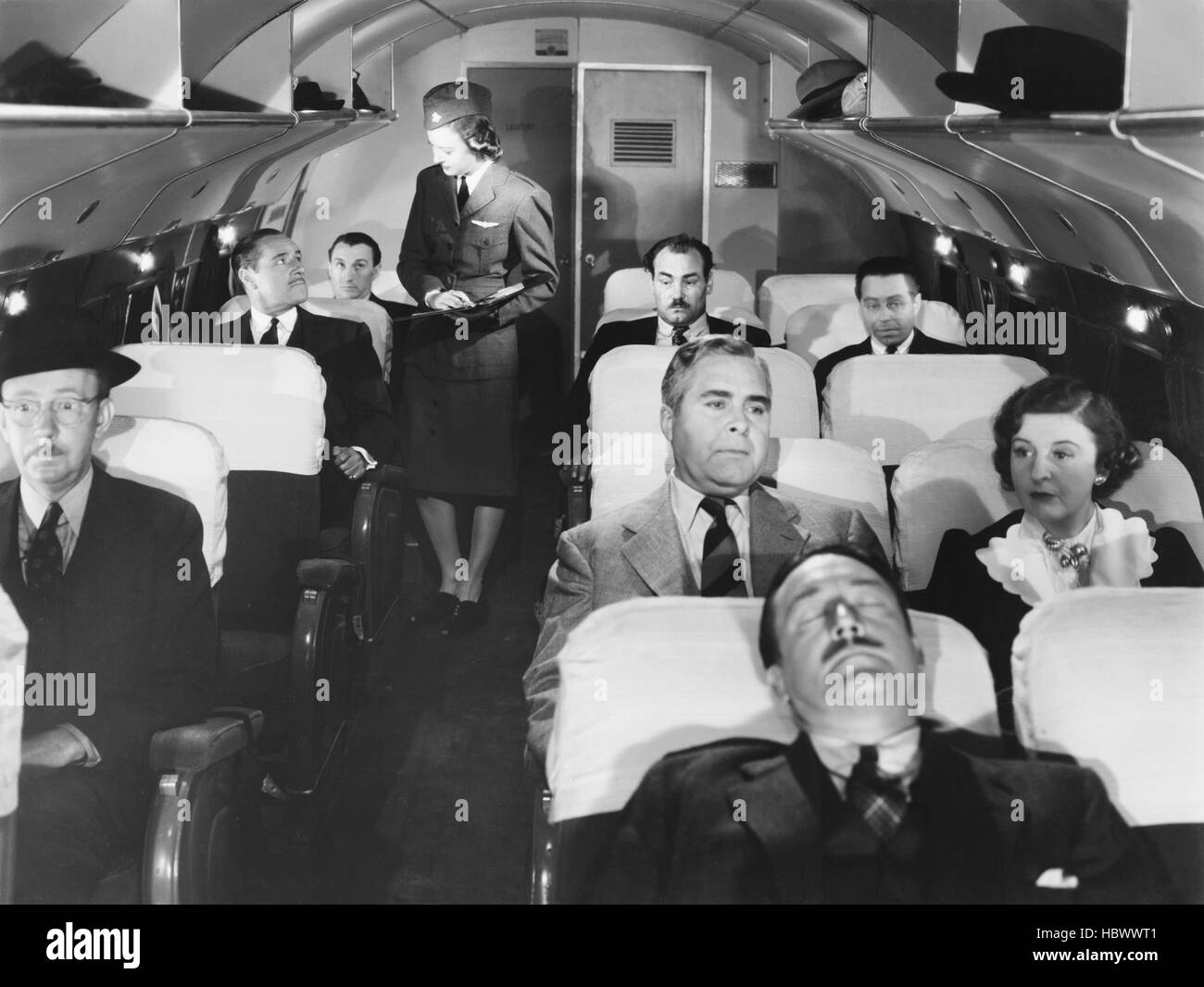THE GREAT PLANE ROBBERY, seated left from front: Hobart Cavanaugh, Jack ...