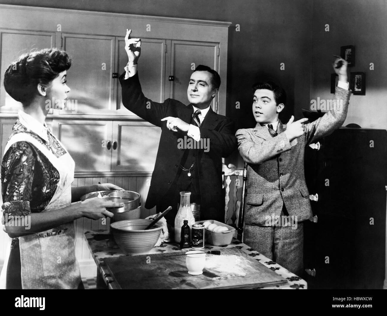 THE HAPPY TIME, Marsha Hunt, Charles Boyer, Bobby Driscoll, 1952 Stock ...