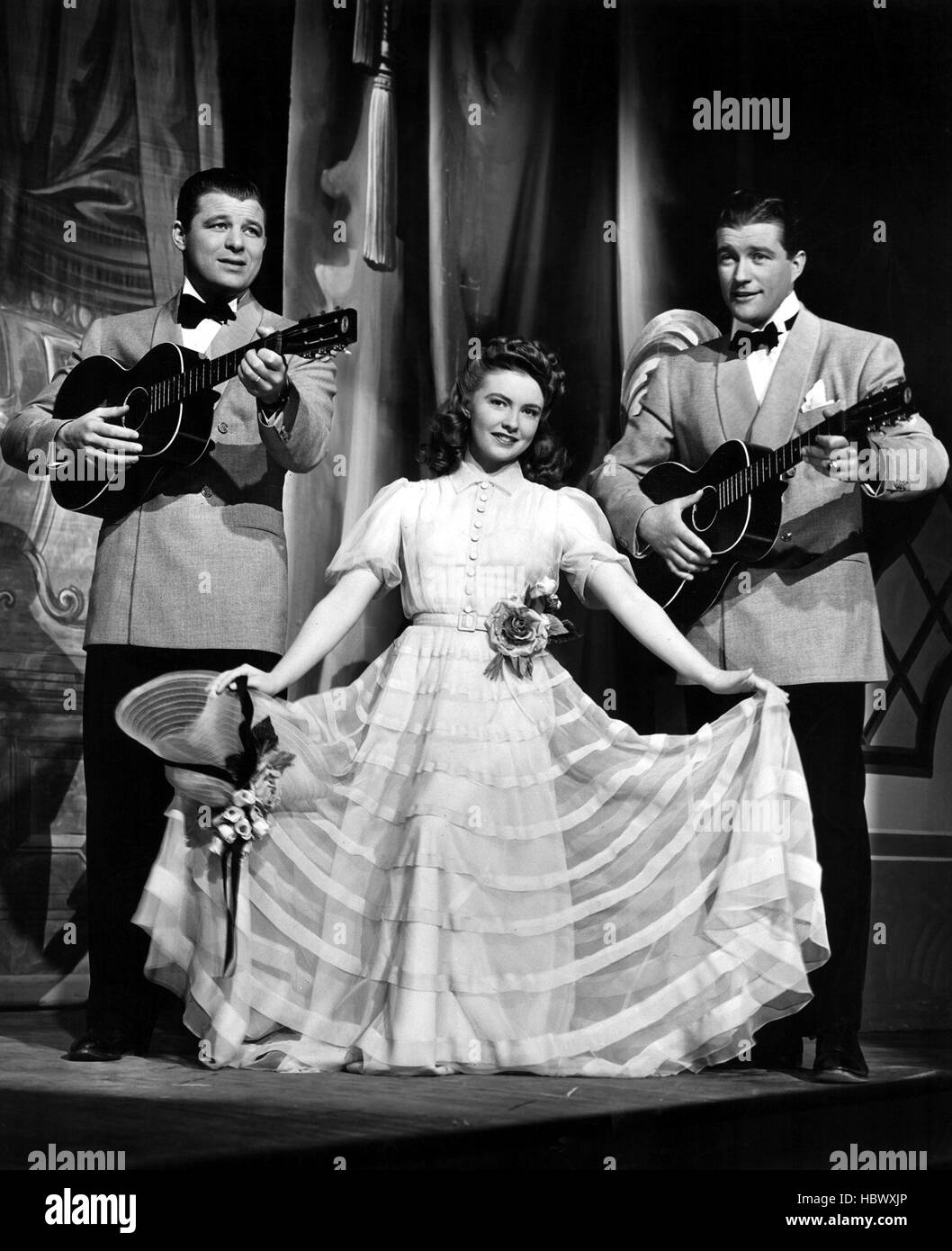 THE HARD WAY, Jack Carson, Joan Leslie, Dennis Morgan, 1943 Stock Photo ...