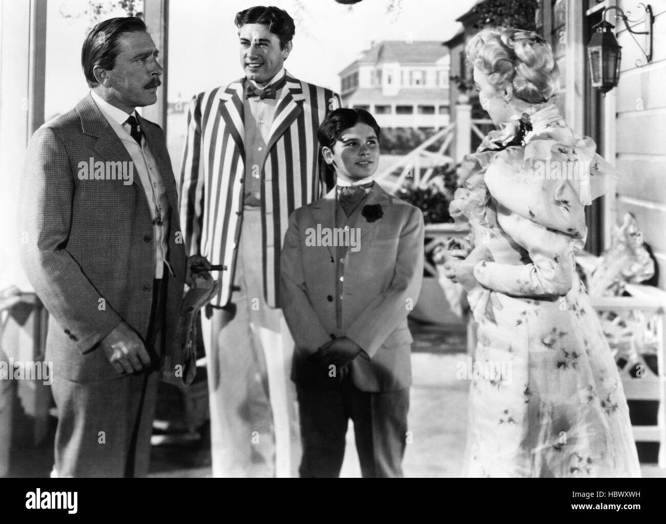 THE HAPPY YEARS, Leon Ames (left), Dean Stockwell (center), 1950 Stock ...