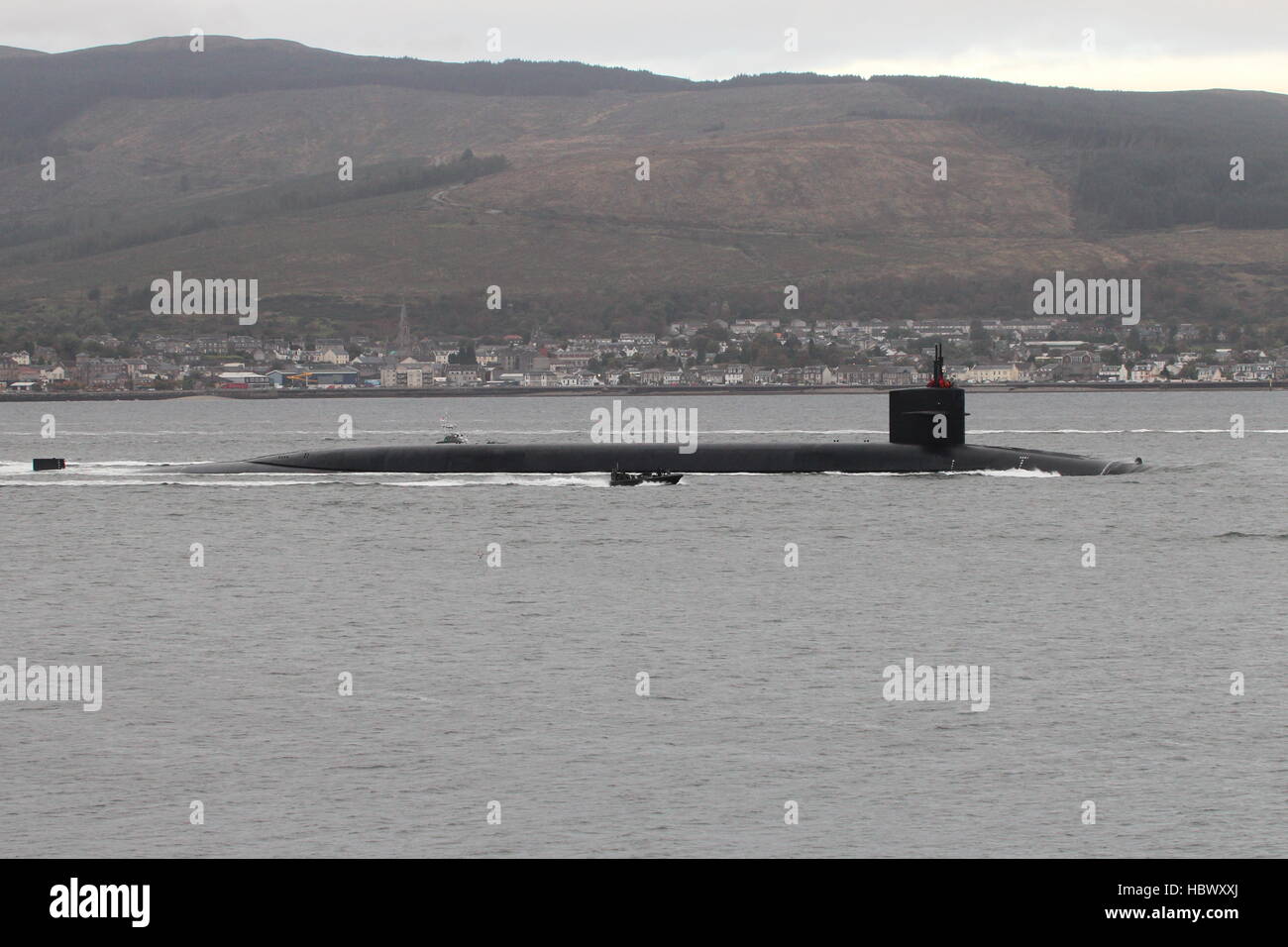 USS Tennessee (SSBN-734), an Ohio-class submarine of the US Navy ...