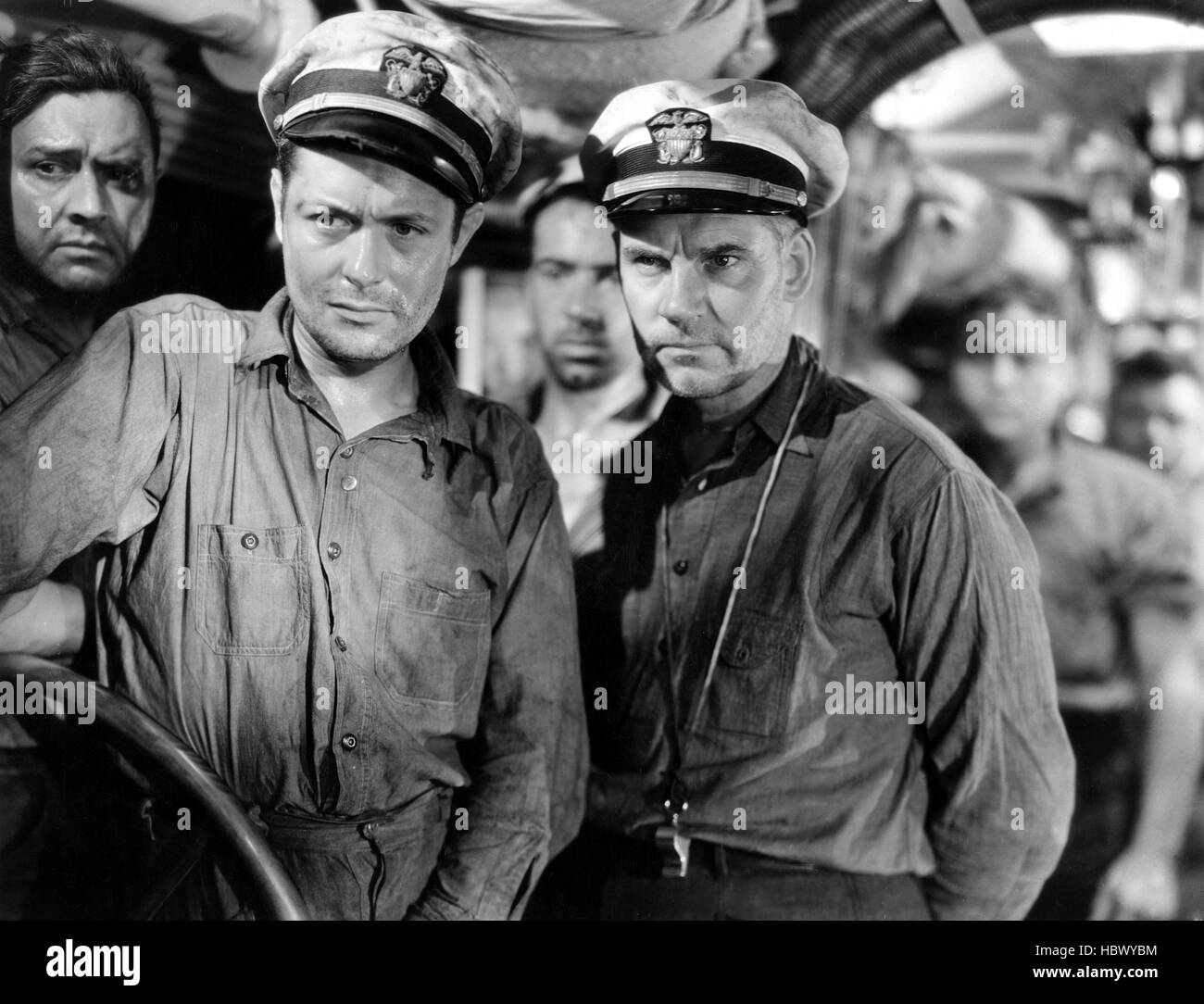 HELL BELOW, Robert Montgomery, Walter Huston, 1933 Stock Photo - Alamy
