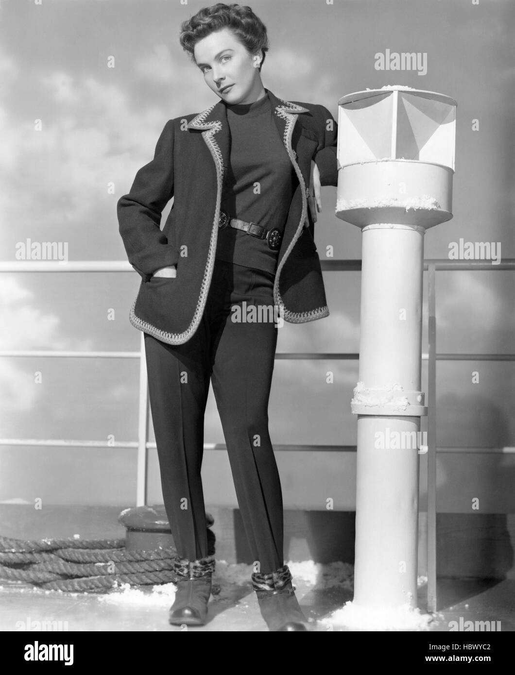 HELL BELOW ZERO, Joan Tetzel, 1954 Stock Photo - Alamy