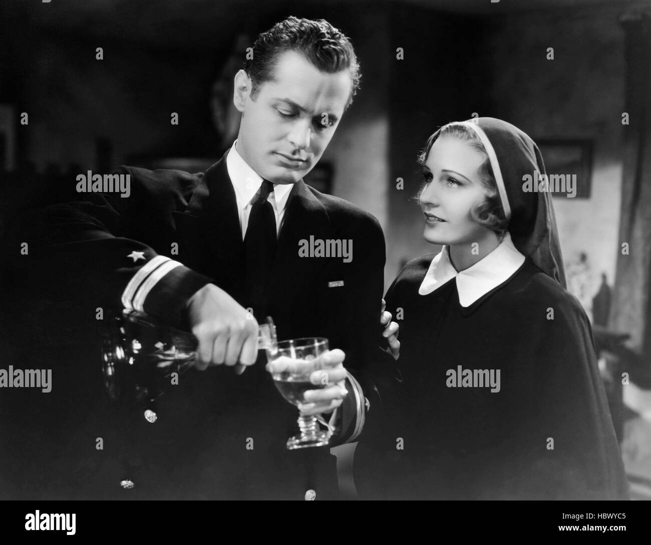 HELL BELOW, Robert Montgomery, Madge Evans, 1933 Stock Photo - Alamy
