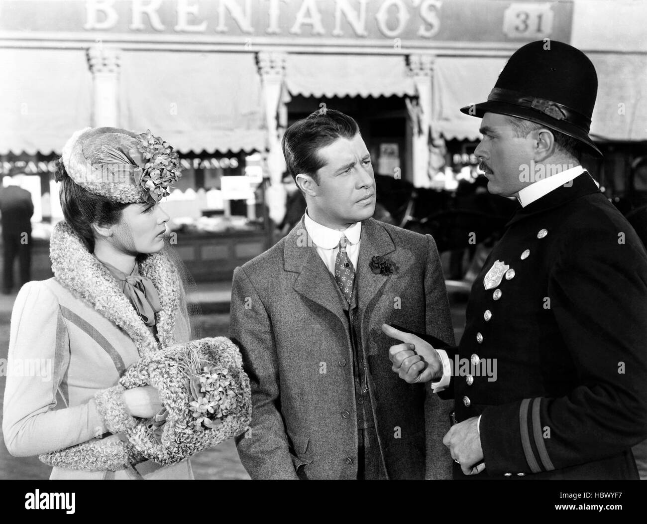 HEAVEN CAN WAIT, from left, Gene Tierney, Don Ameche, James Flavin ...