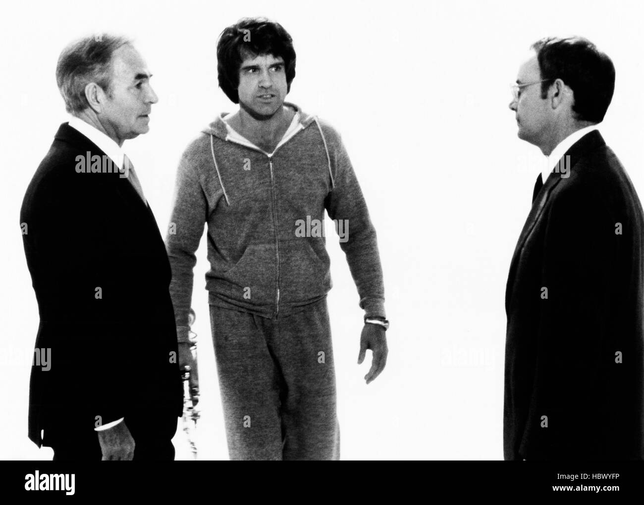 HEAVEN CAN WAIT, from left, James Mason, Warren Beatty, Buck Henry ...