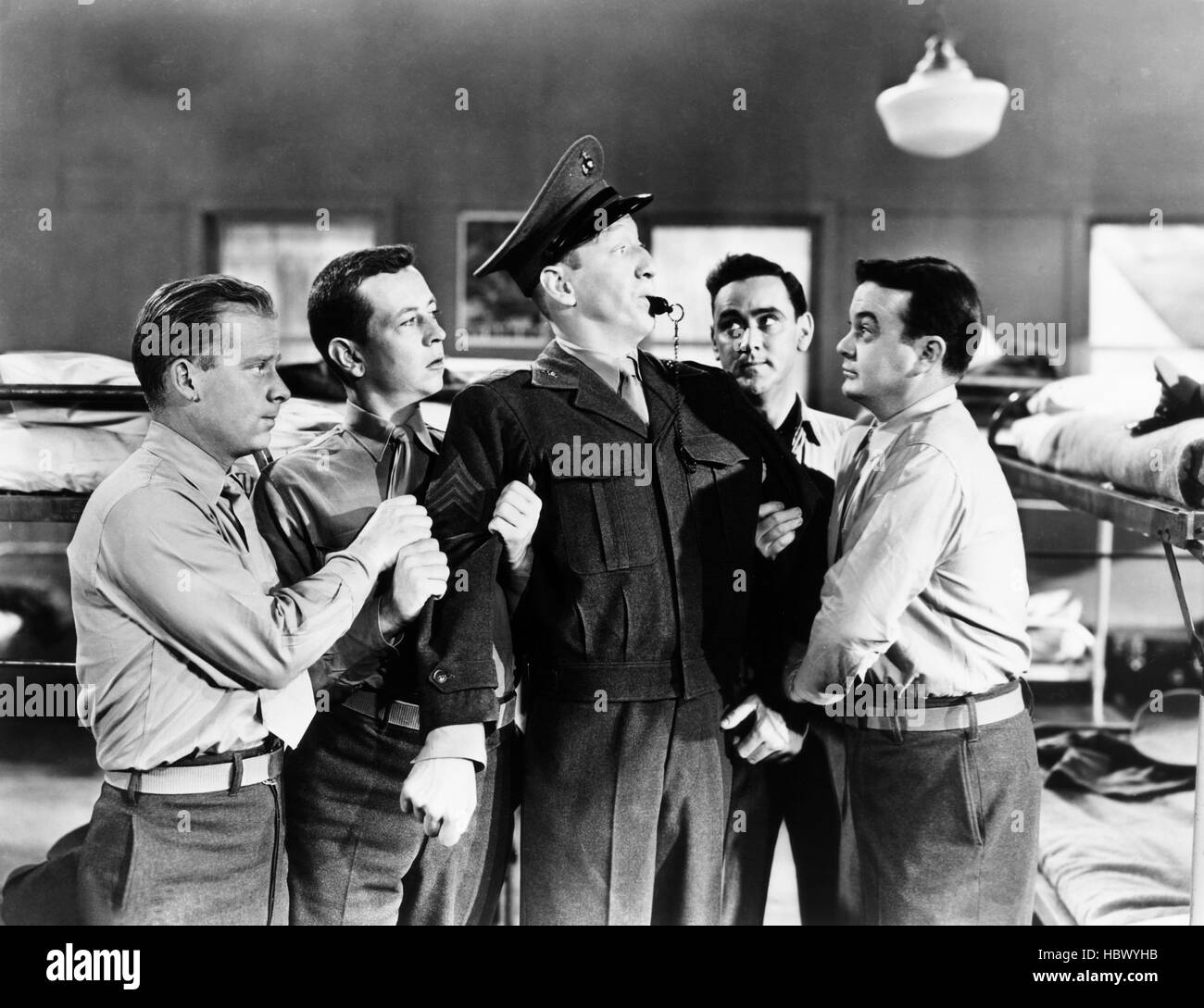 HERE COME THE MARINES, from left, Benny Bartlett, Gil Stratton, Jr ...