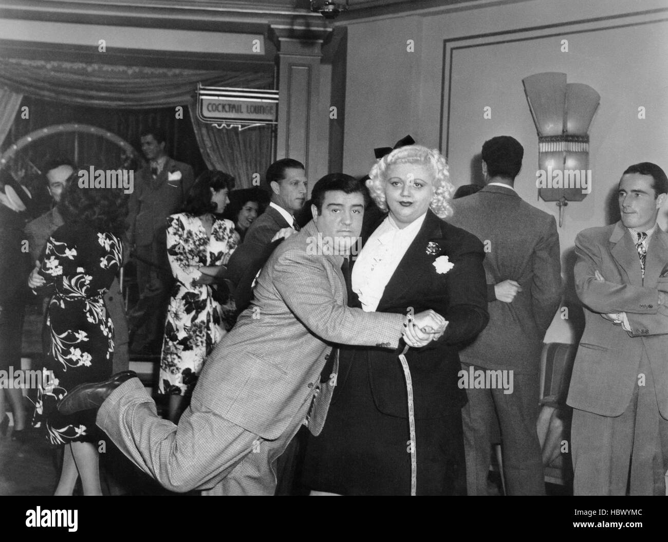HERE COME THE CO-EDS, Lou Costello, Maxine Gates, 1945 Stock Photo - Alamy