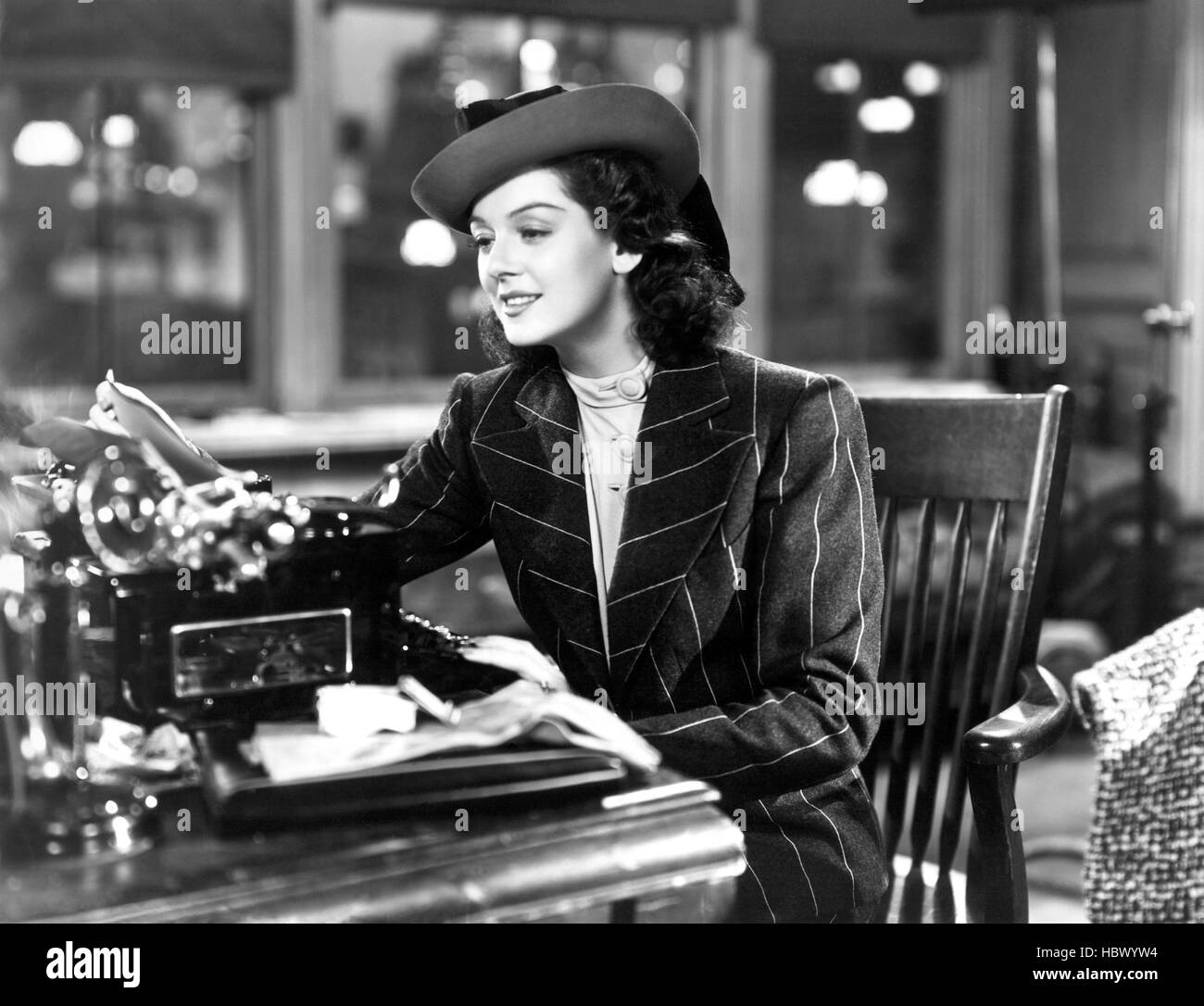 HIS GIRL FRIDAY, Rosalind Russell, 1940 Stock Photo - Alamy