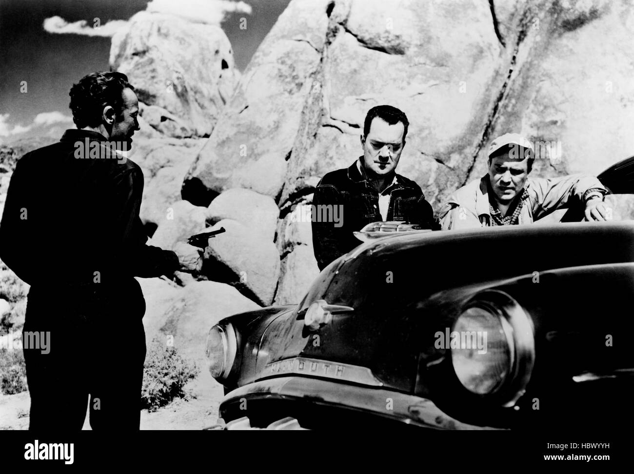 THE HITCH-HIKER, from left: William Talman, Frank Lovejoy, Edmond O ...