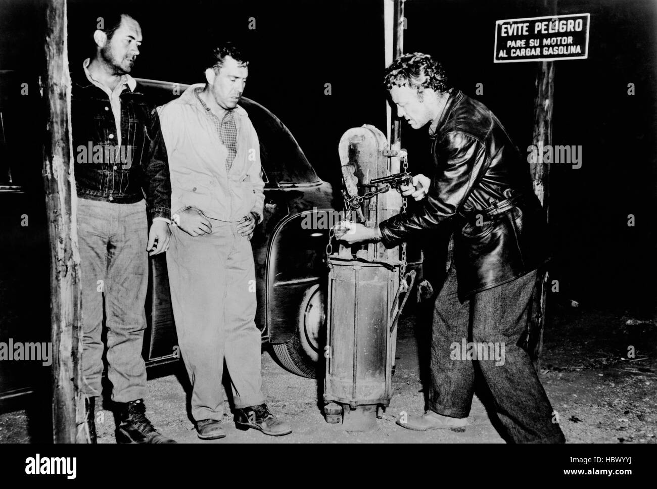THE HITCH-HIKER, from left: Frank Lovejoy, Edmond O'Brien, William ...