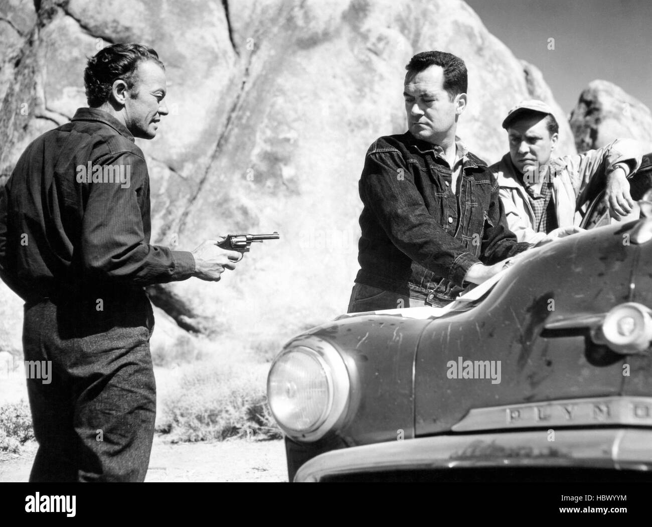 THE HITCH-HIKER, from left:: William Talman, Frank Lovejoy, Edmond O ...