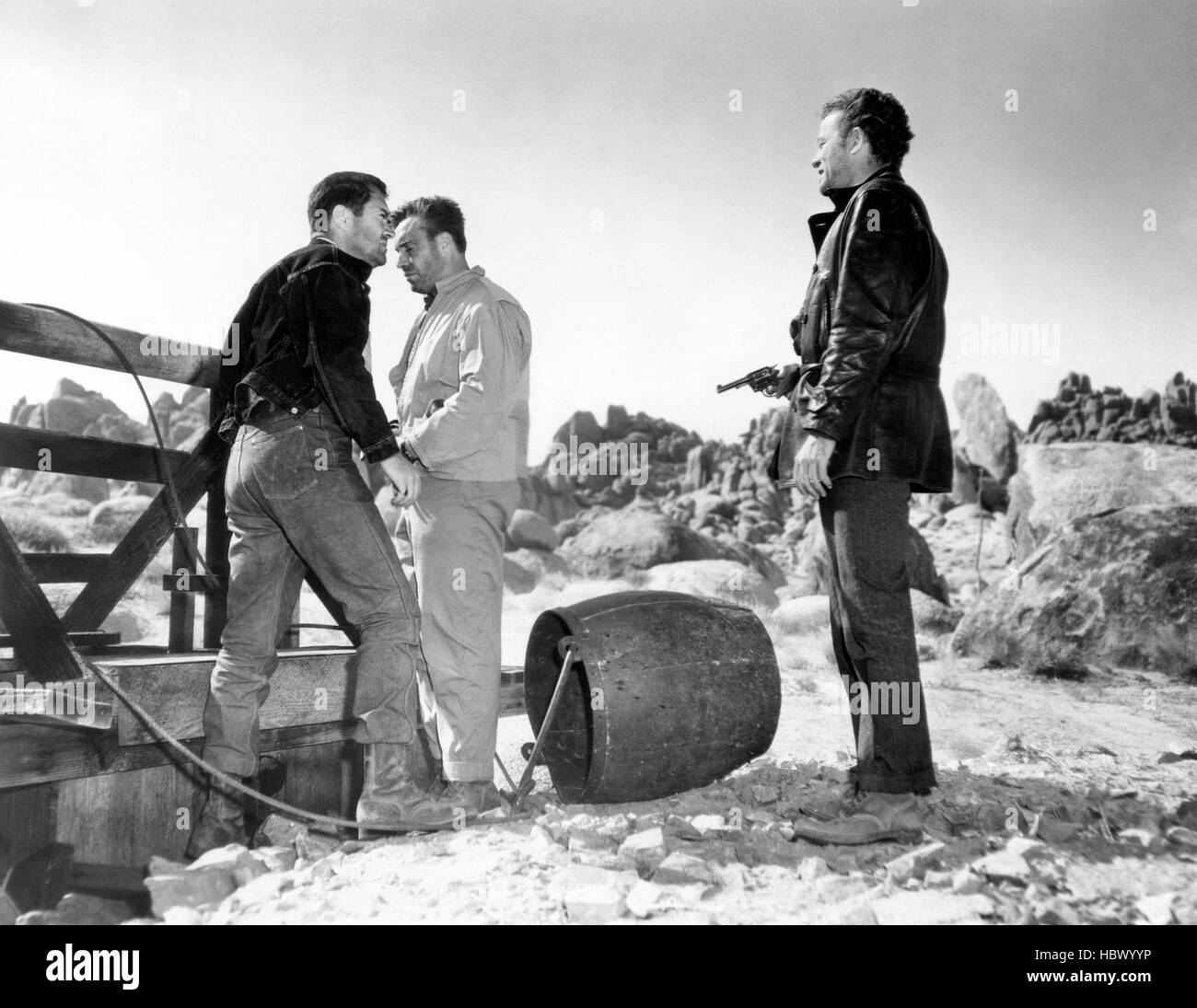 THE HITCH-HIKER, from left: Frank Lovejoy, Edmond O'Brien, William ...