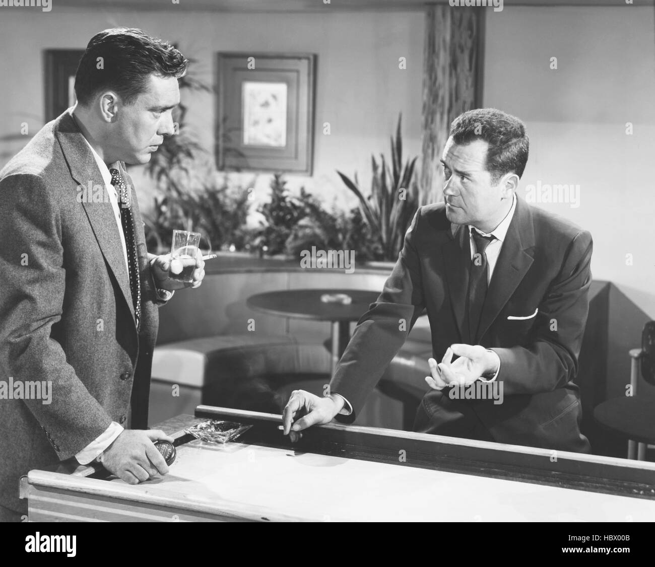 THE HITCH-HIKER, from left: Edmond O'Brien, Frank Lovejoy, 1953 Stock ...