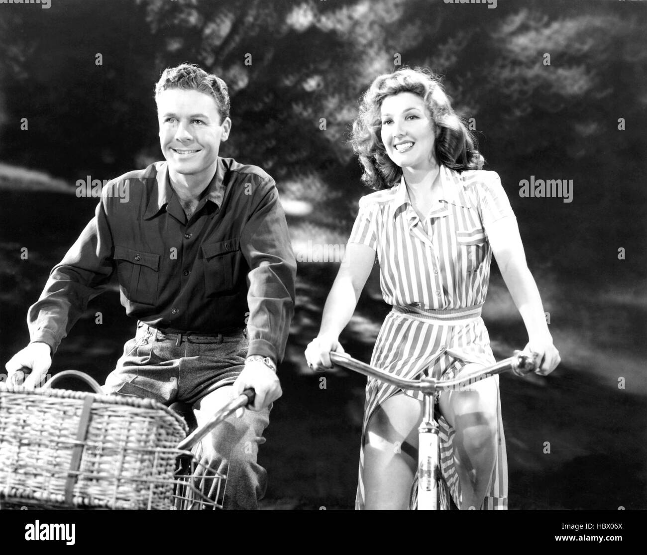 HI, NEIGHBOR, from left, John Archer, Jean Parker, 1942 Stock Photo - Alamy