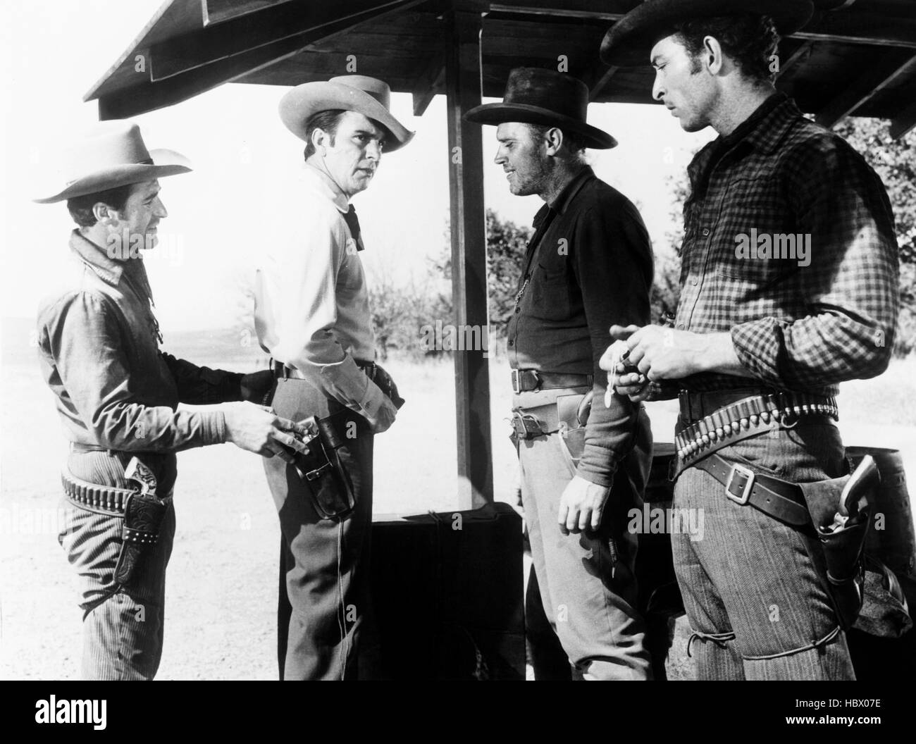 HIGH NOON, from left, Sheb Wooley, Ian McDonald, Robert J. Wilke, Lee ...