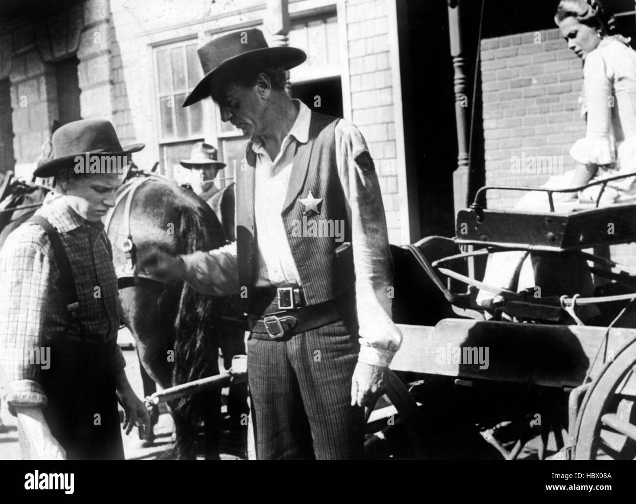 HIGH NOON, Ralph Reed, Gary Cooper, Grace Kelly, 1952 Stock Photo - Alamy