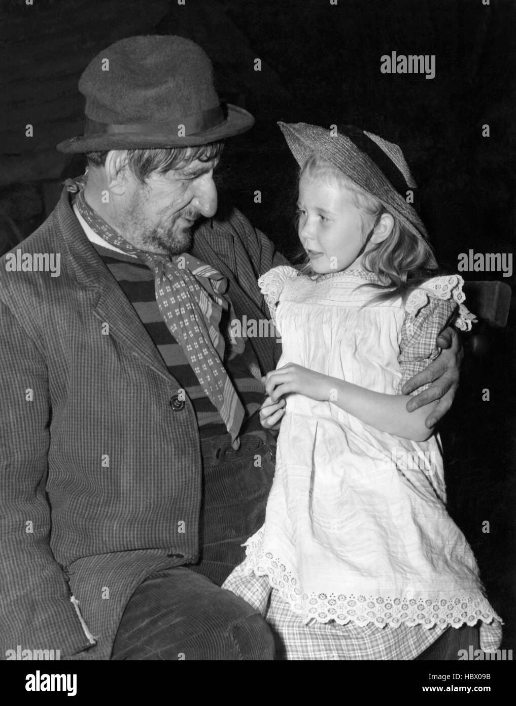 THE HISTORY OF MR. POLLY, Finley Currie, Juliet Mills, on-set, 1949 ...