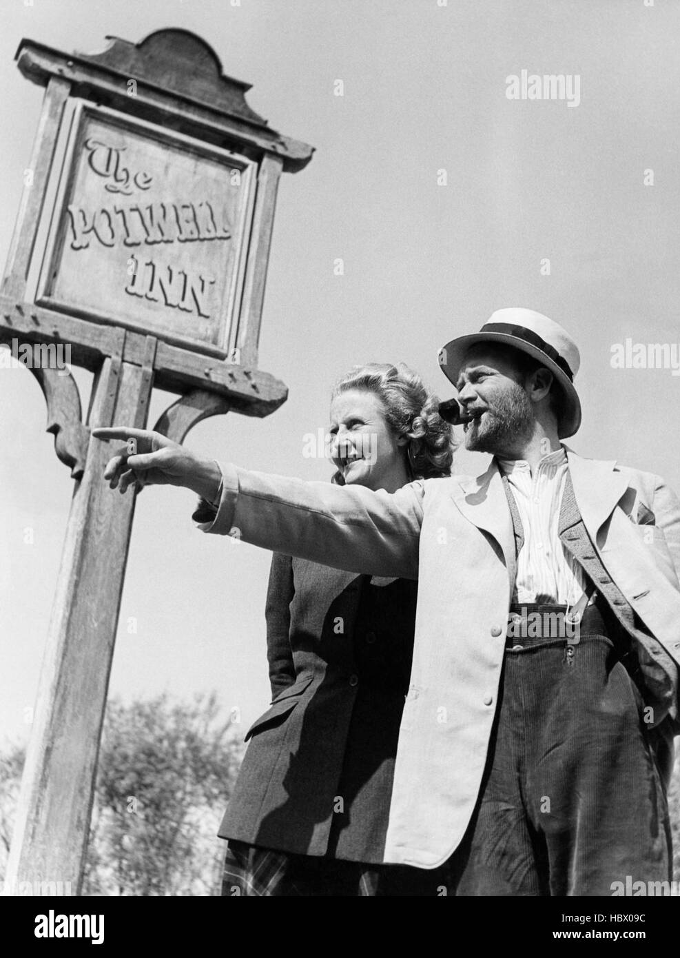 THE HISTORY OF MR. POLLY, John Mills with wife, Mary Hayley Bell, on ...