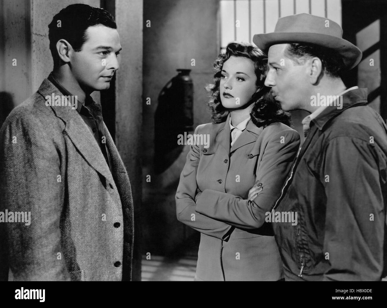 HIGH POWERED, from left: Robert Lowery, Phyllis Brooks, Roger Pryor ...