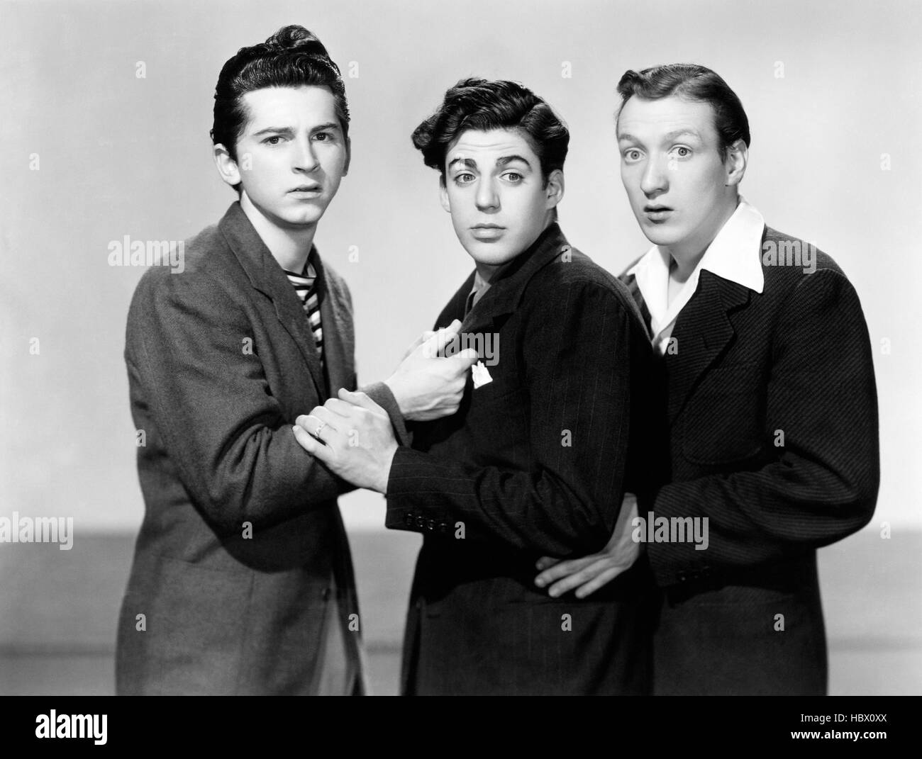 HIT THE ROAD, from left, Gabriel Dell, Billy Halop, Huntz Hall, 1941 ...