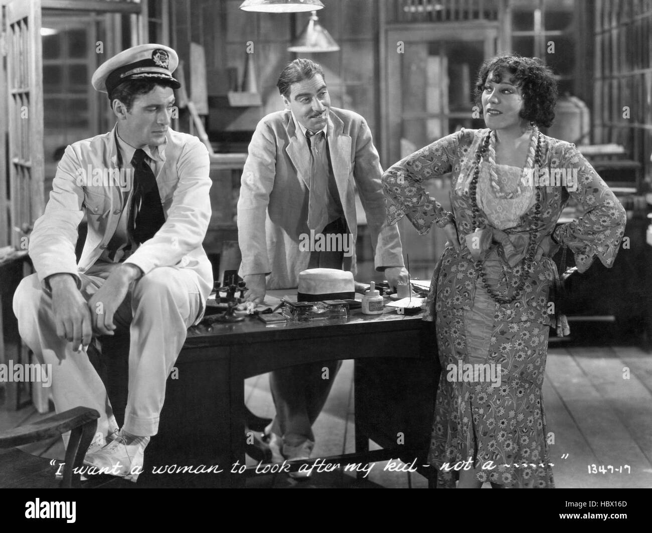 HIS WOMAN, Gary Cooper, Joseph Calleia, Raquel Davidovich, 1931 Stock ...