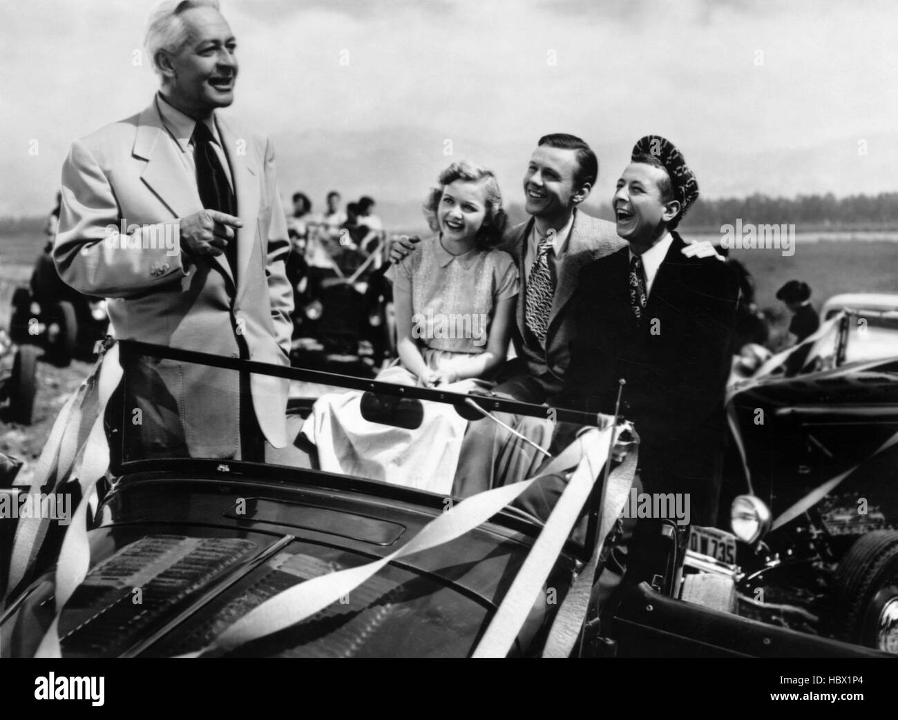 HOT ROD, l-r: Art Baker, Gloria Winters, Gil Stratton, Jr., Jimmy Lydon ...