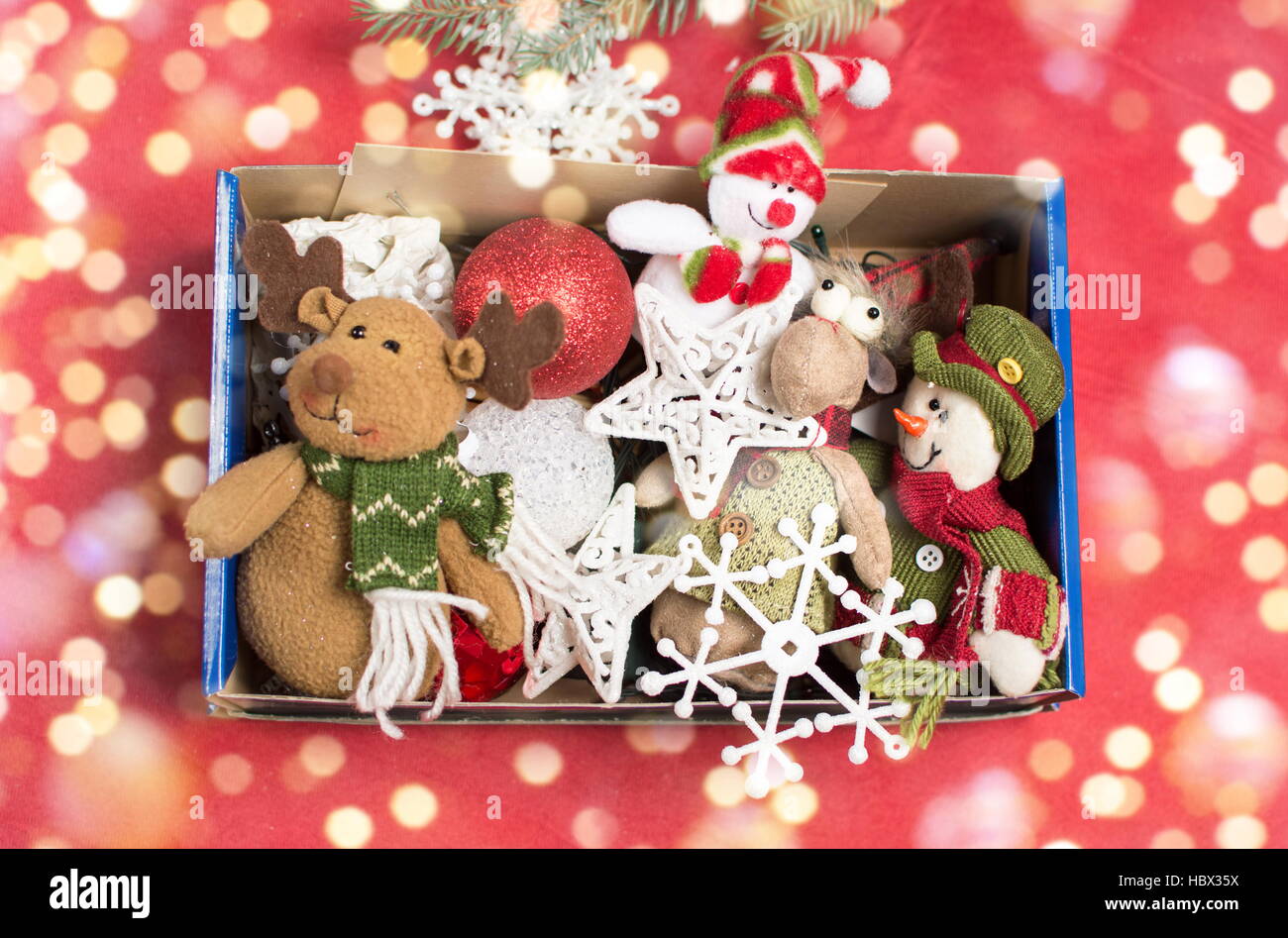 Christmas background toys gifts hi-res stock photography and images - Alamy
