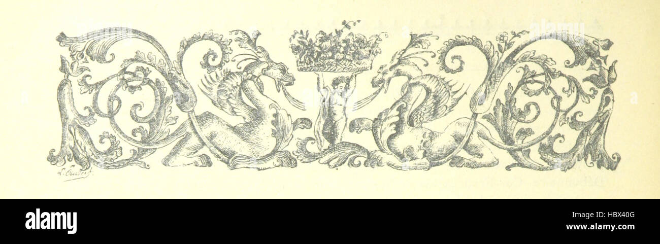 This image from a historical text shows engraved illustrations ...