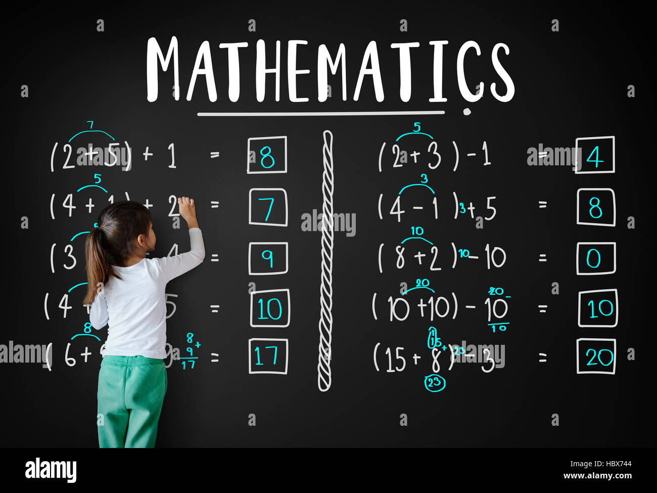 Learning education mathematics calculation teaching hi-res stock ...
