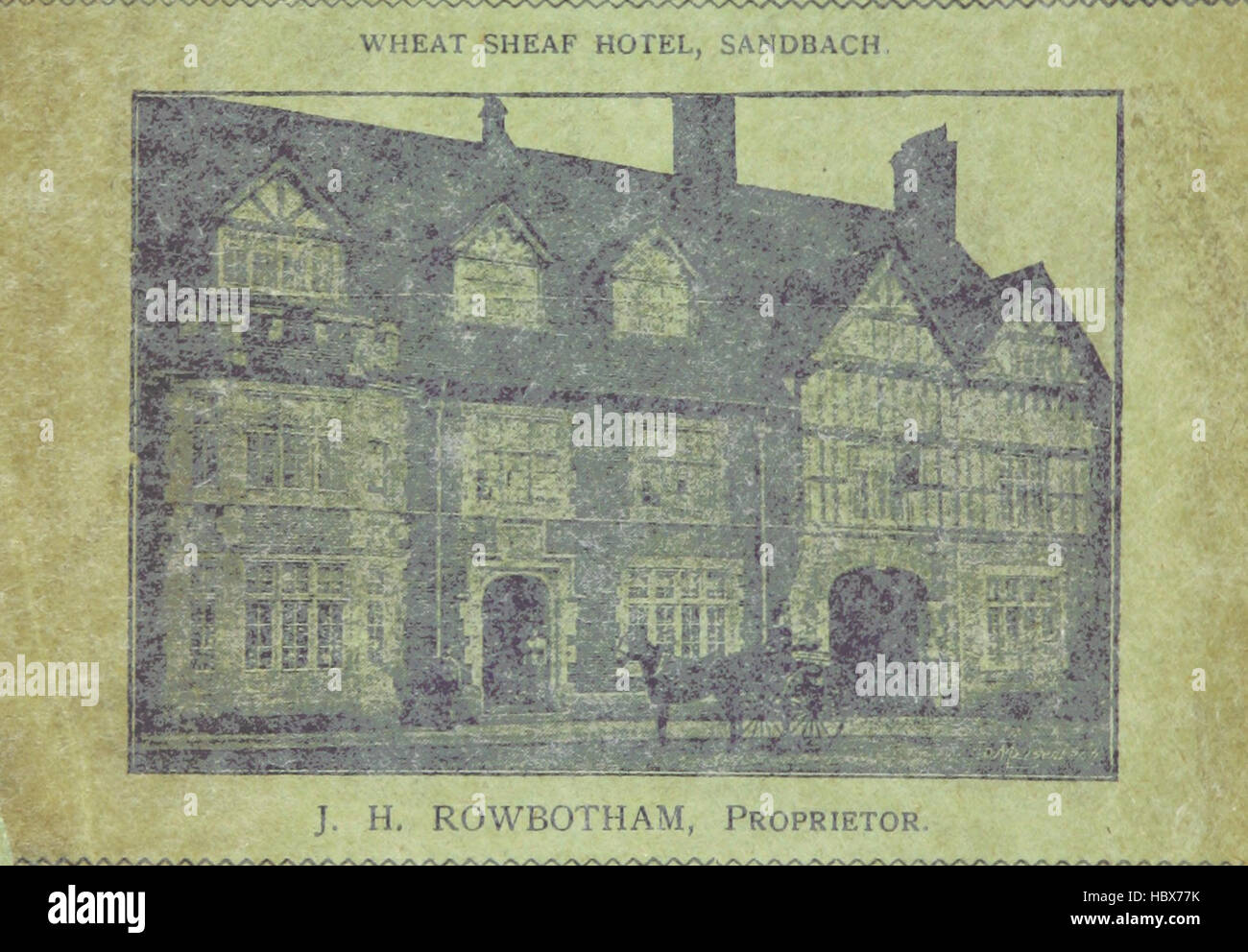 Map of sandbach hi-res stock photography and images - Alamy