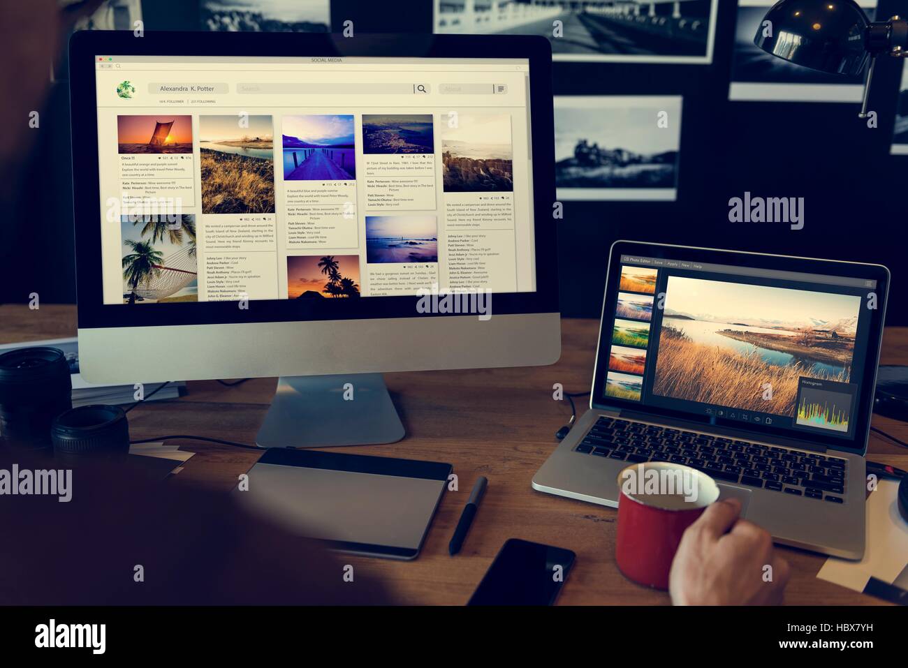 Photography Ideas Creative Occupation Design Studio Concept Stock Photo ...