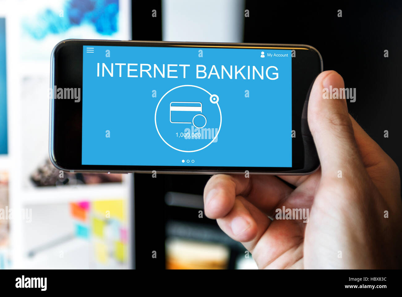 Internet Banking Online Payment Technology Concept Stock Photo - Alamy