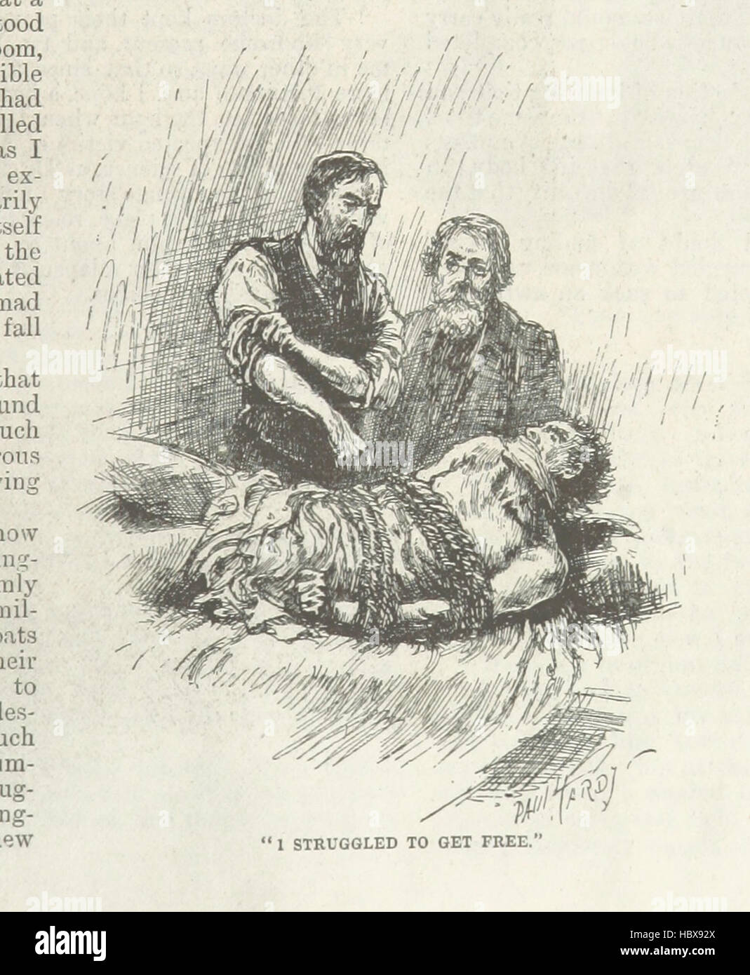 This image depicts scenes from 'Illustrated Penny Tales,' showing ...