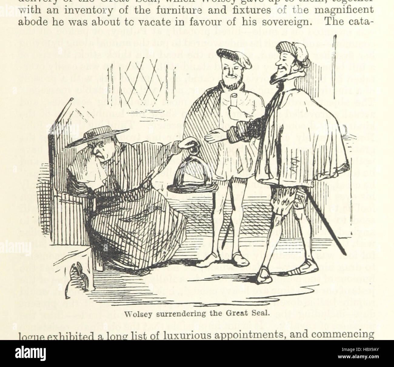 An image from page 405 of 'The Comic History of England,' featuring ...