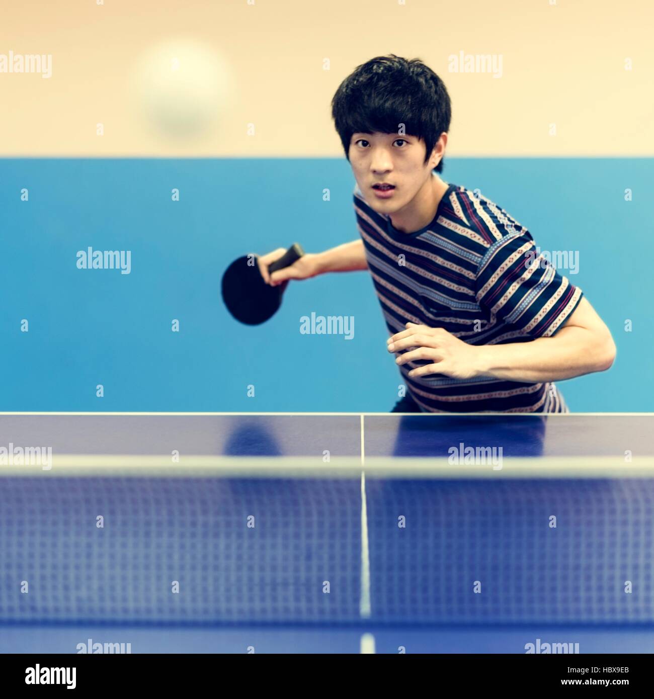 Table Tennis Ping-Pong Sport Activity Concept Stock Photo - Alamy