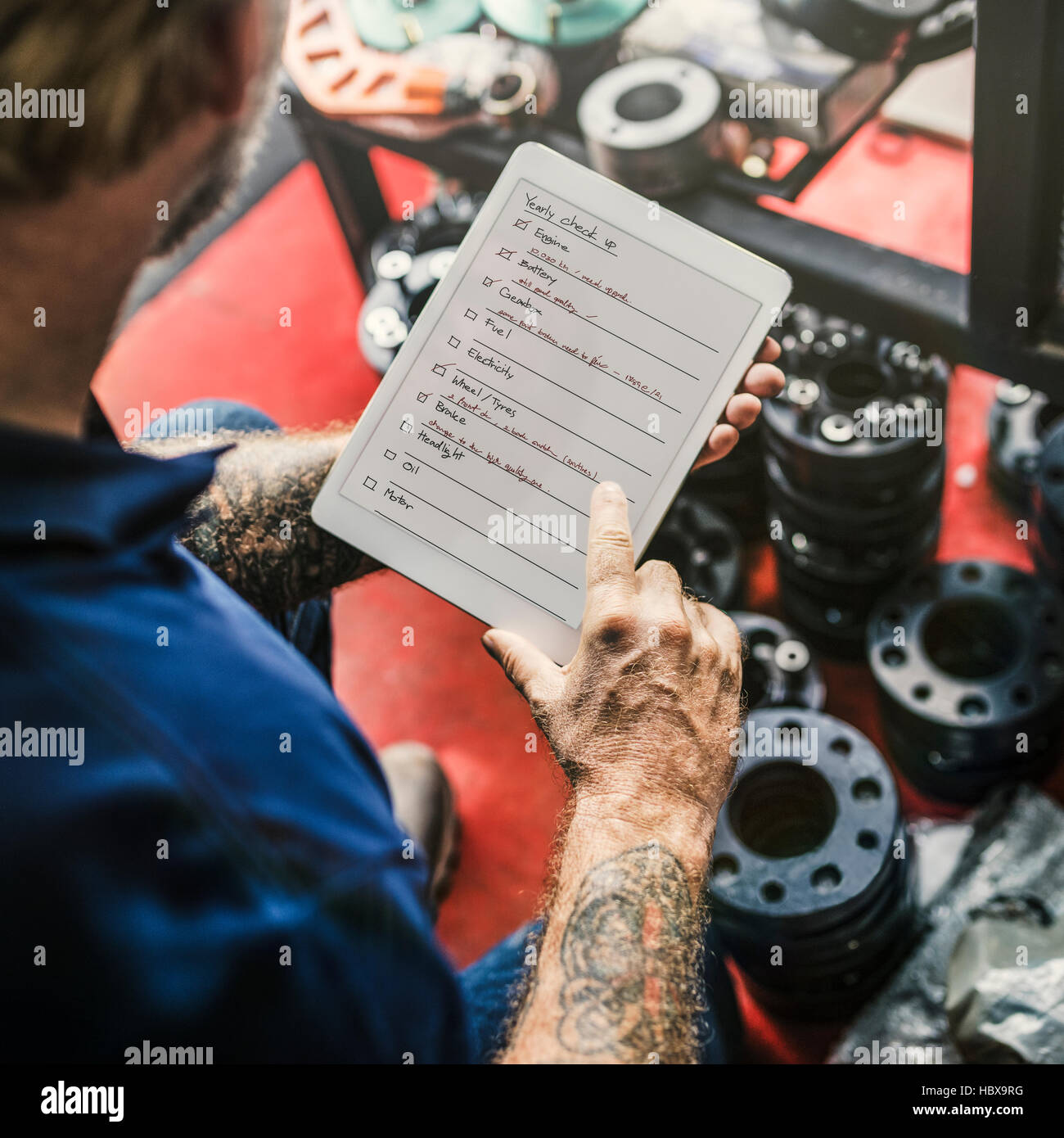 Business Shop Owner To-do Check List Concept Stock Photo - Alamy