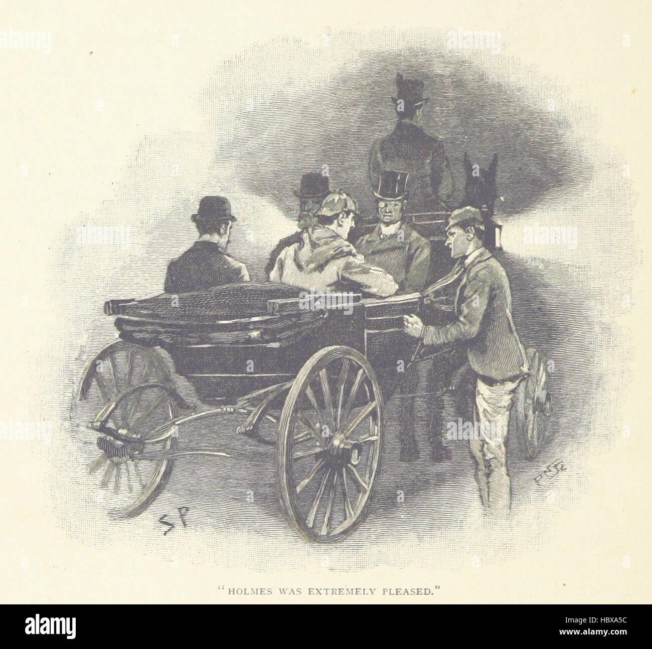 Page 38 of 'The Memoirs of Sherlock Holmes' features one of the iconic ...