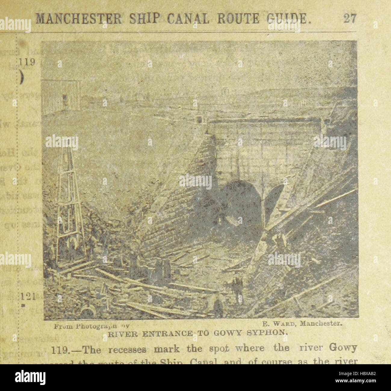 Antique map of manchester canal hi-res stock photography and images - Alamy