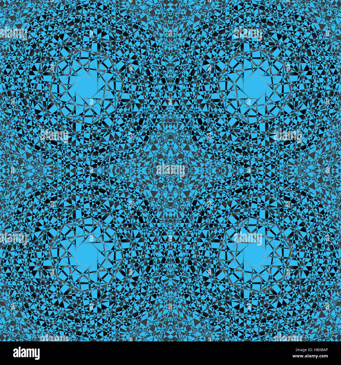 Vector a seamless example of blue and black color, pieces of a mozayka ...