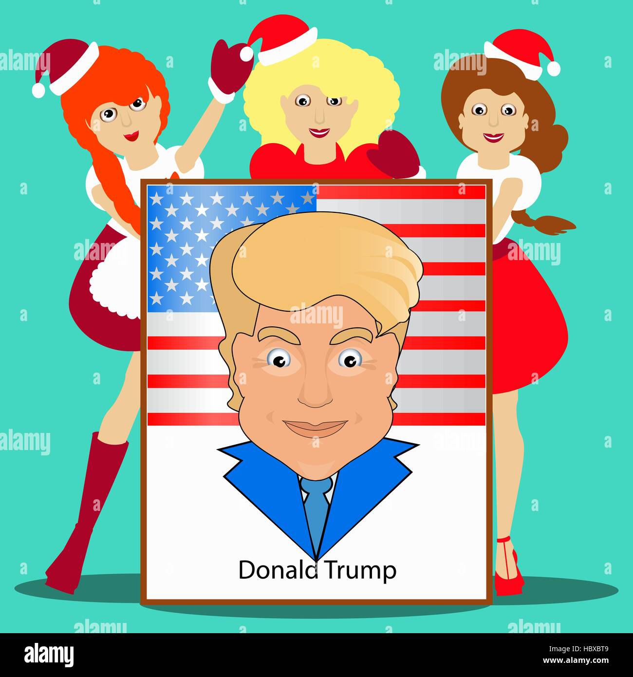 Charming girls Stock Vector Images - Alamy