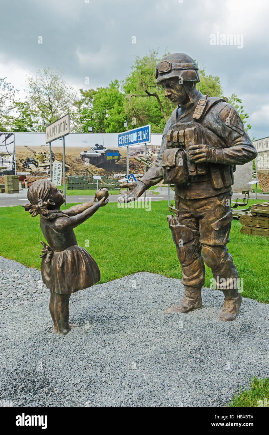 Dnepropetrovsk, Ukraine - May 19, 2016: Open air museum dedicated to ...