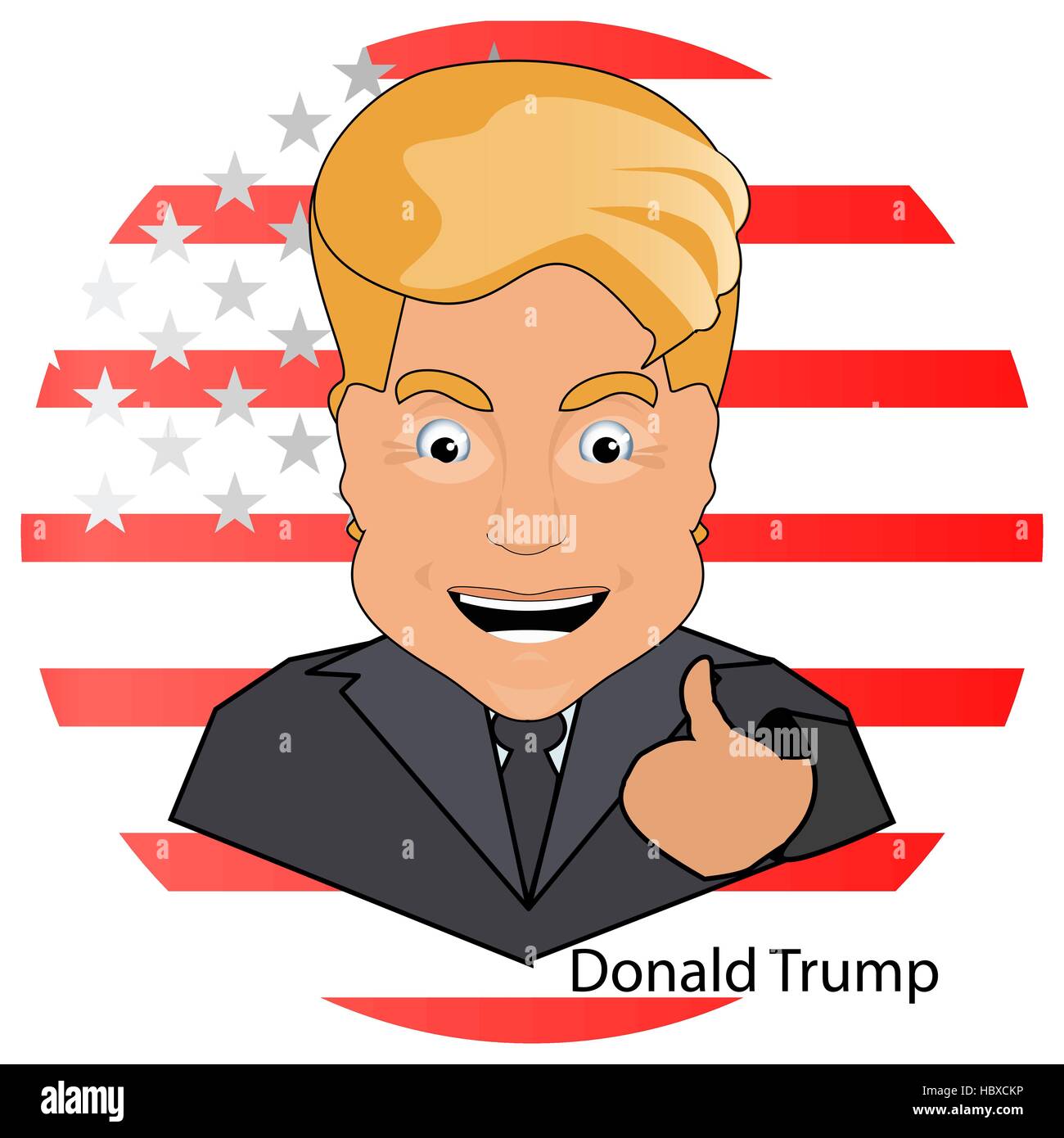 Usa america president elections cartoon hi-res stock photography and ...